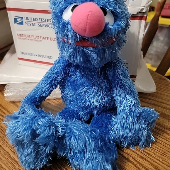 Toys | Gund Sesame Street Grover Plush Stuffed Animal Toy 219 Blue ...